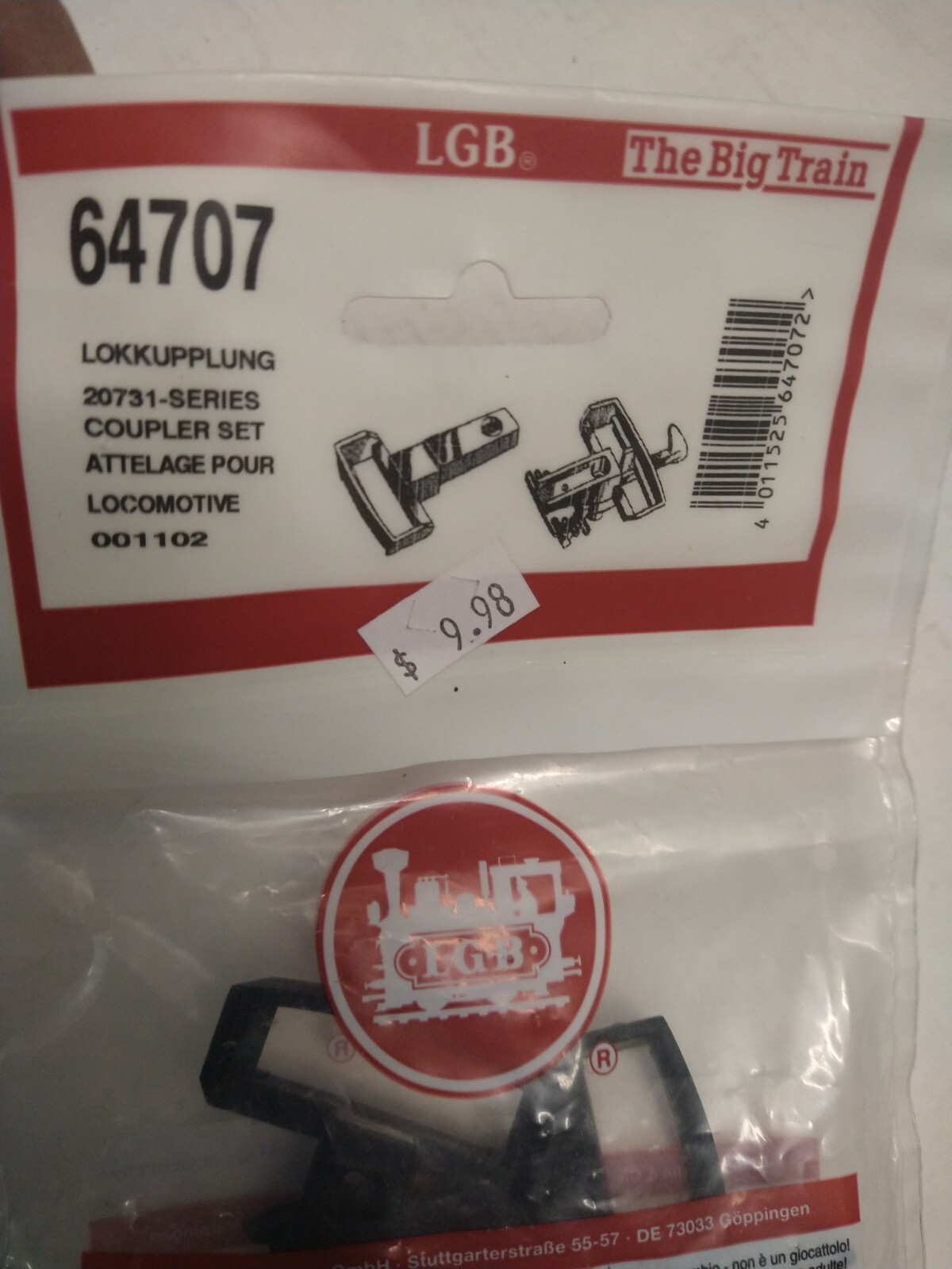 LGB 64707 G Scale 2070-series Coupler Set for sale online | eBay