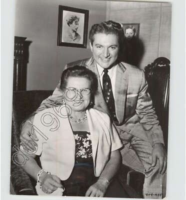 Renowned PIANIST LIBERACE & Mother HOLLYWOOD California 1955 Press ...