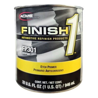 Sherwin Williams ACME FP301 Finish 1 Etching Primer - 1 Quart- FREE ...