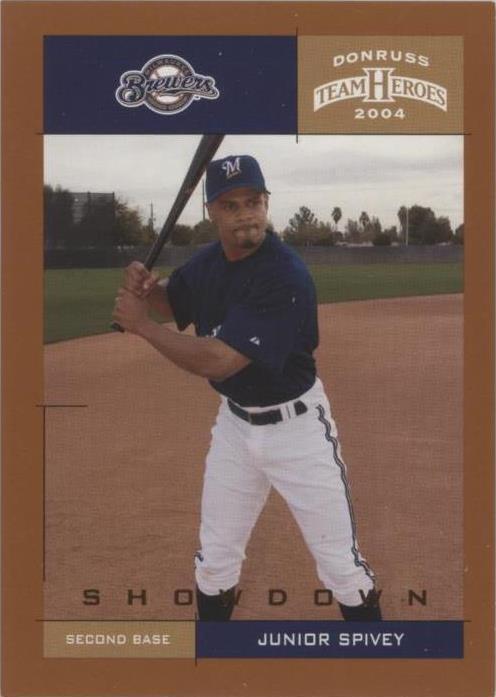 2004 Donruss Team Heroes - Junior Spivey #452 Showdown Bronze /150 for ...