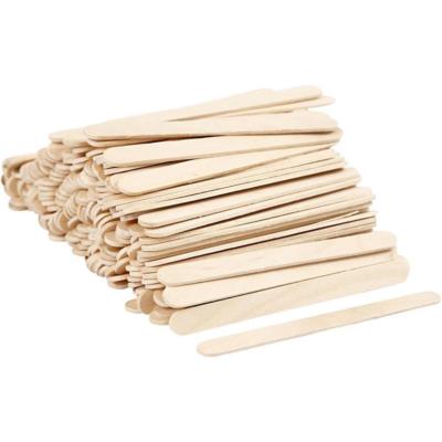 200 Wooden 11.5cm x 1cm Lollipop Sticks Flat Ice Lolly Design Make Kids ...