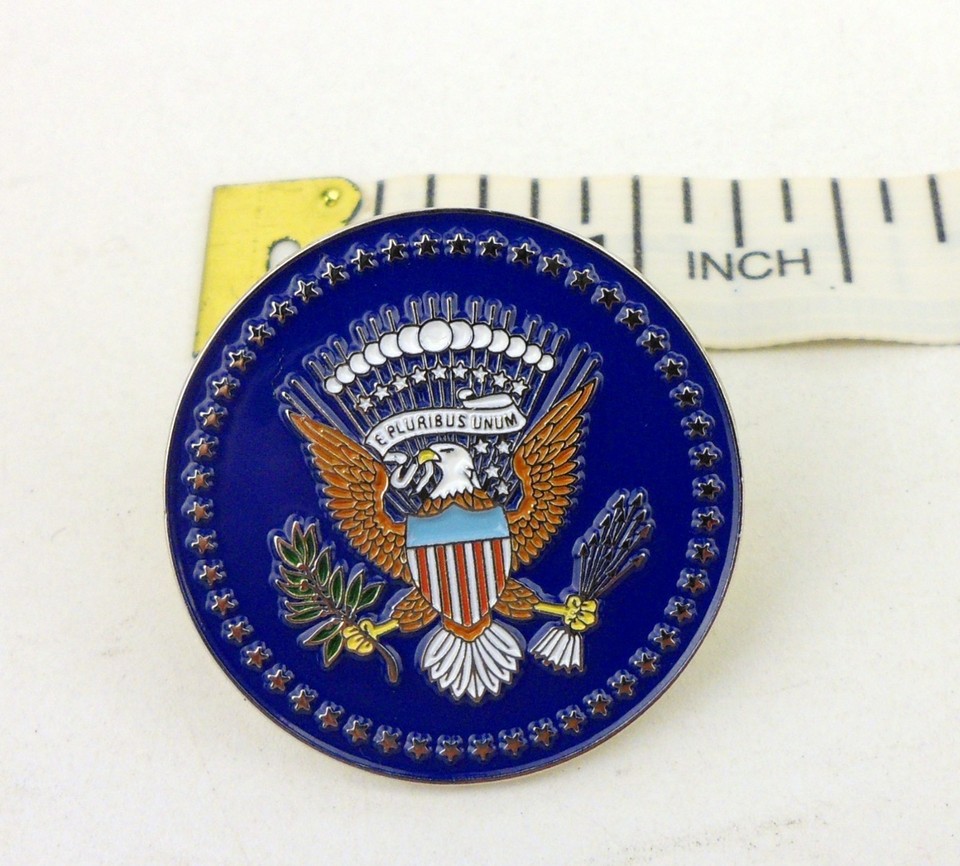 MINI US PRESIDENTIAL BADGE PSB BADGE AMERICAN PRESIDENTIAL HAT LAPEL ...
