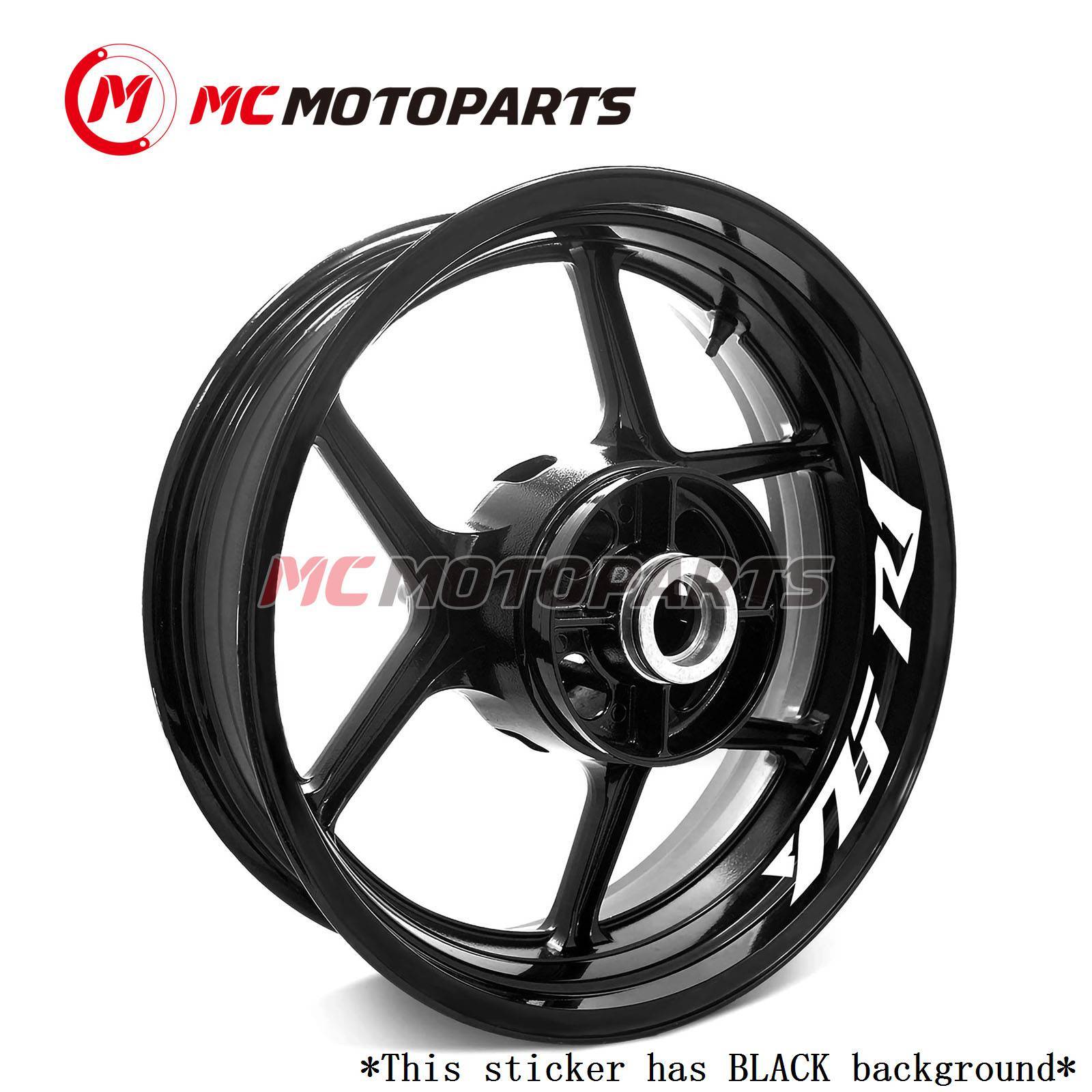White WSSB 17 inch Wheel Stickers Rim Stripe For Yamaha YZF R1 | eBay