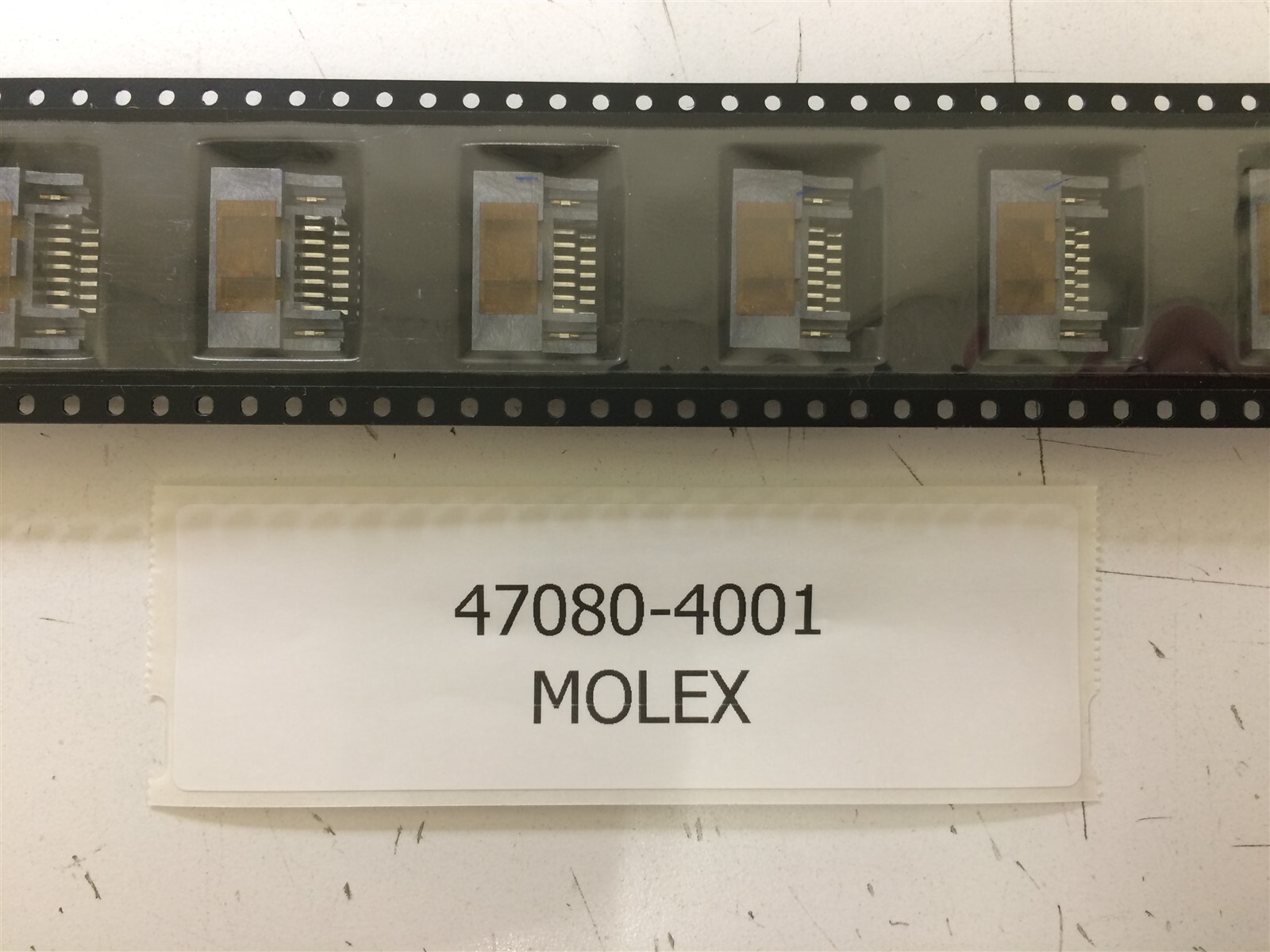 47080-4001 MOLEX 0470804001 CONN SATA PLUG 7POS SLD R/A SMD 12 PIECES ...