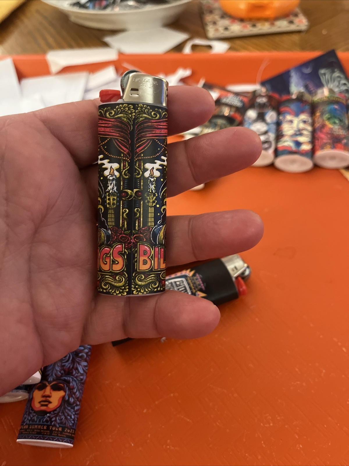 3 Billy Strings Bic Lighters Custom Made Concert Poster Lighter Well ...