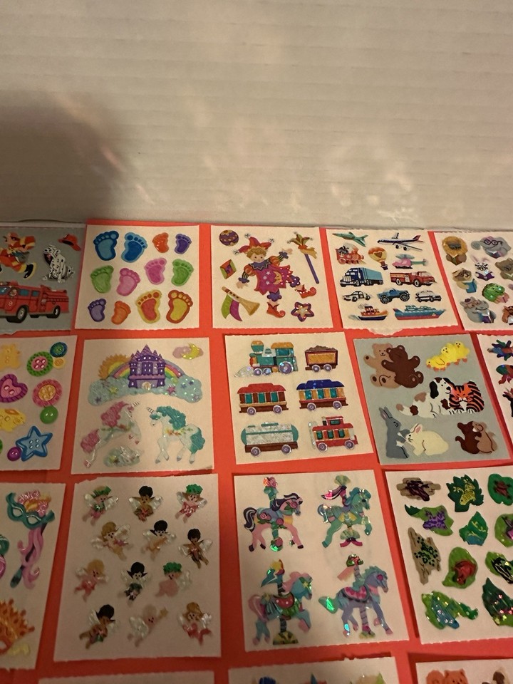 Sandy Lyons Vintage Kid Themed Stickers Set Of 40 Mods | eBay