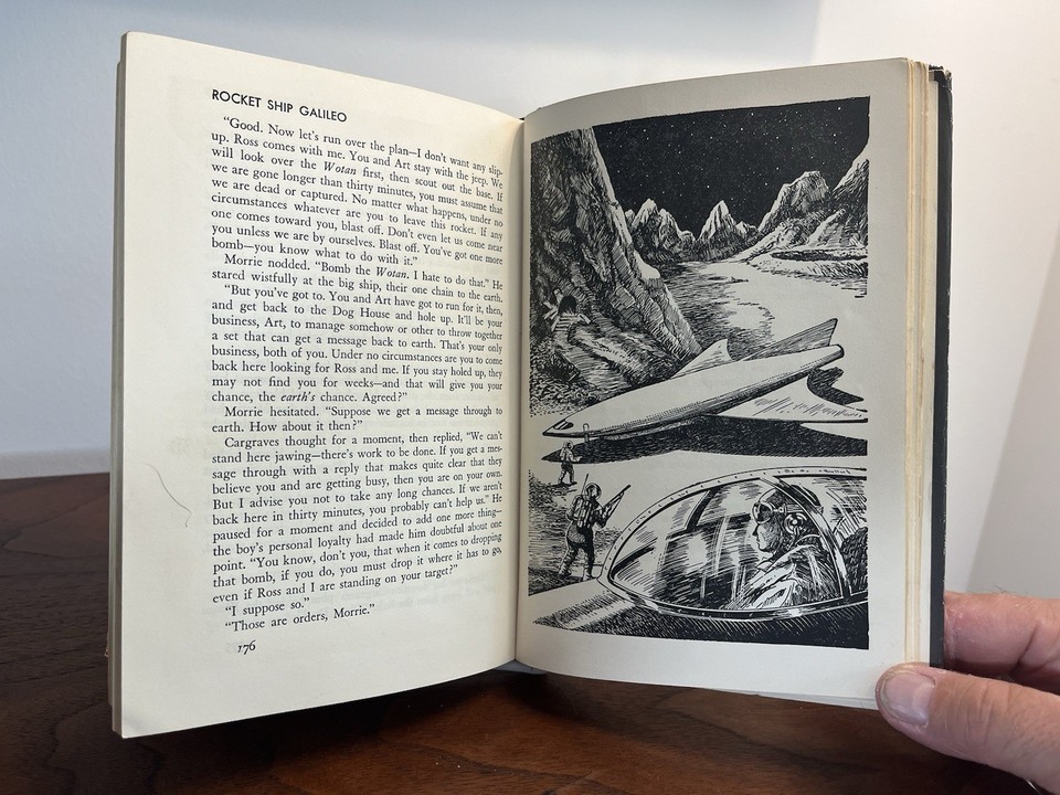 Rocket Ship Galileo, 1st Ed. - Robert A. Heinlein, DJ, 1st Book ...