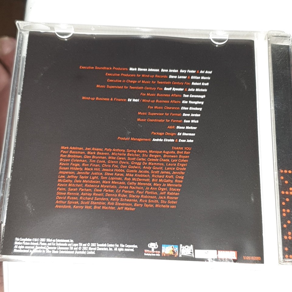 Daredevil The Album (CD, 2003) Movie Soundtrack - Nickelback, Fuel ...