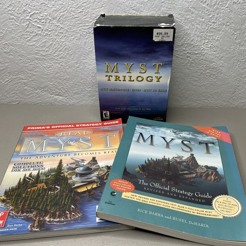 Myst Trilogy PC Game Collection + Strategy Guides - Myst Masterpiece ...
