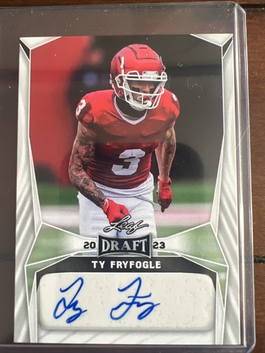 2023 Leaf Draft Football Auto #BA-TF 2 Ty Fryfogle | eBay