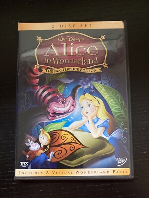 Alice In Wonderland Dvd 2004 2 Disc Set The Masterpiece Edition