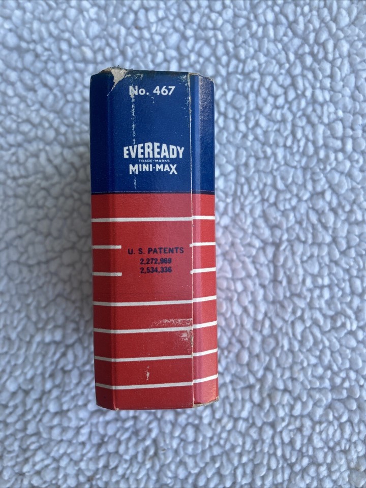 Vintage EVEREADY No. 467 Mini-Max “B” Radio Battery 67 1/2 Volt | eBay