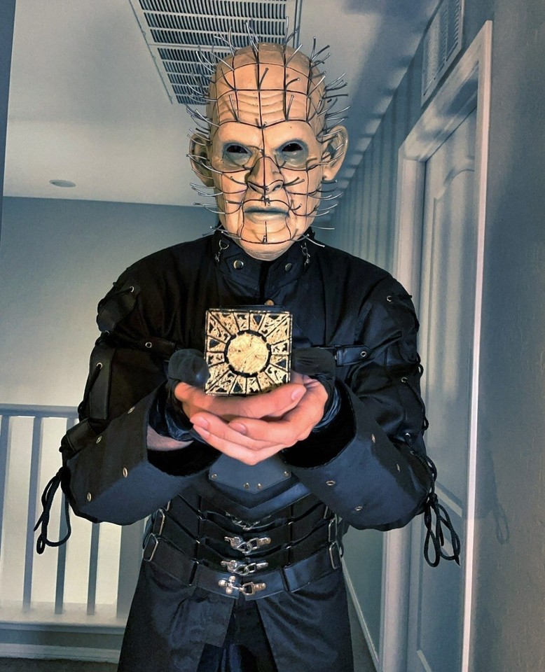 Hellraiser Pinhead Lead cenobite latex mask / Pinhead / Ghost Scary ...