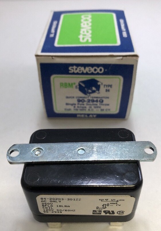 STEVECO WHITE-RODGERS RMB TYPE 84 RELAY 90-294Q NEW | eBay