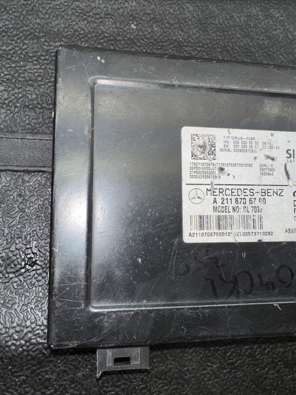 MERCEDES R230 W251 W211 W209 R171 W164 SIRIUS XM SATELLITE RADIO ...