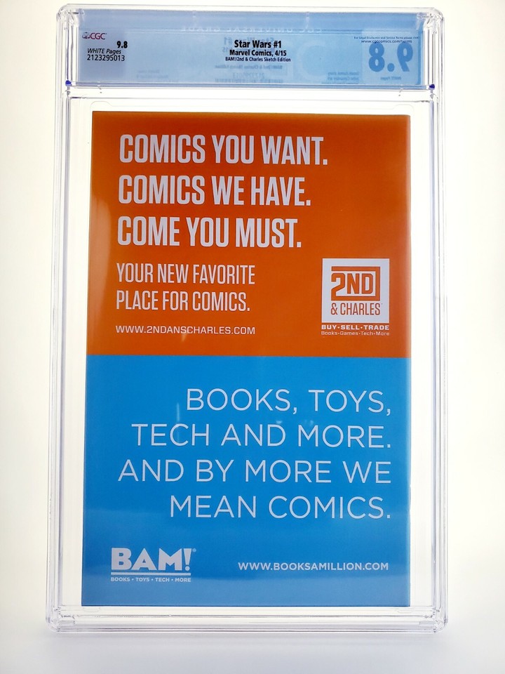 Star Wars #1 (2015) Marvel BAM/2nd & Charles Exclusive Sketch Variant ...