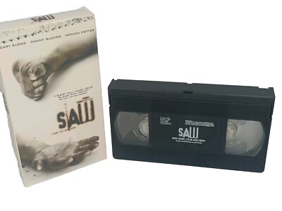 Saw VHS Tape Horror Jigsaw Gore Serial Killer Lions Gate Twisted ...
