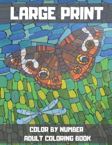 Blue Sea Publishing Hous Large Print Color By Number Adult Coloring Boo ...