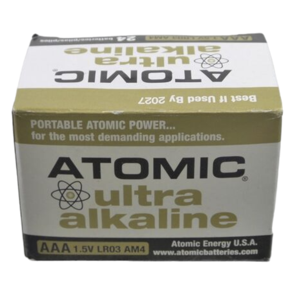 240 pack AAA Batteries Atomic Ultra Alkaline 1.5V LR03 AM4 Wholesale ...