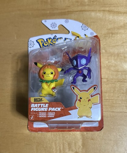 2025 Pokemon Battle Ready Pikachu and Sableye Halloween Figures ...