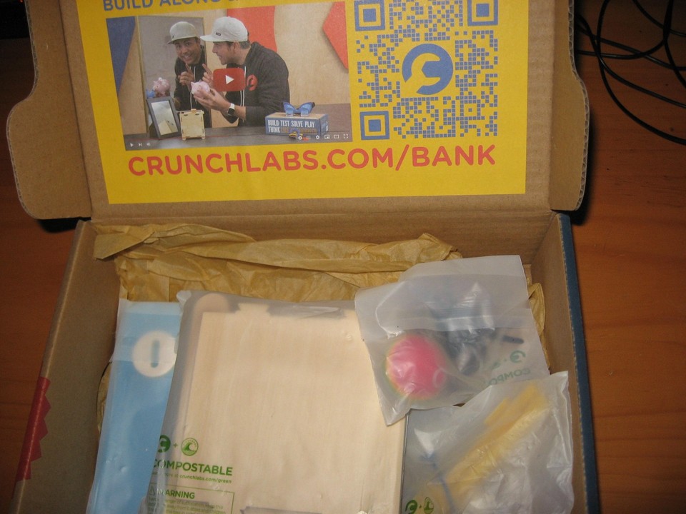 NEW, OPEN BOX Crunch Labs Mirror Bank Build Box by Mark Rober, STEM Toy ...