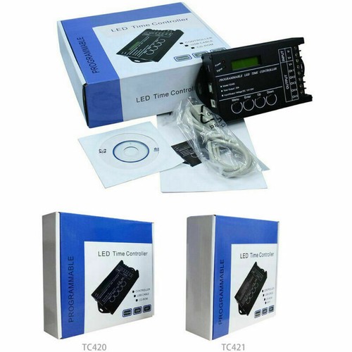 TC420 TC421 TC423 Time Programable RGB LED Controller Dimmer DC12V/24V ...