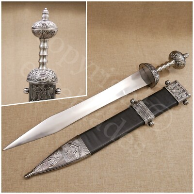 31" Hand Made Roman Gladius Replica Sword 440 Stainless Steel Blade ...