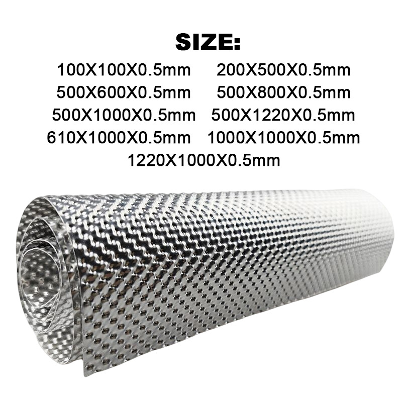Embossed Aluminum Heat Shield Mat Resistant for Car Firewal Fuel Tank ...