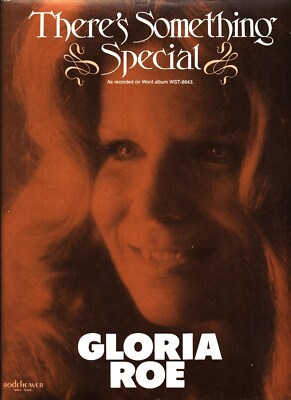GLORIA ROE THERE'S SOMETHING SPECIAL SHEET MUSIC PIANO/VOCAL VERY RARE ...