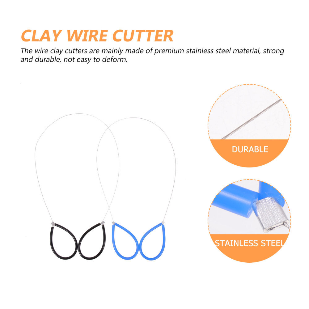 2 Pcs Corde Coupe D'argile Outils Poterie Timbres Pour L'argile | eBay