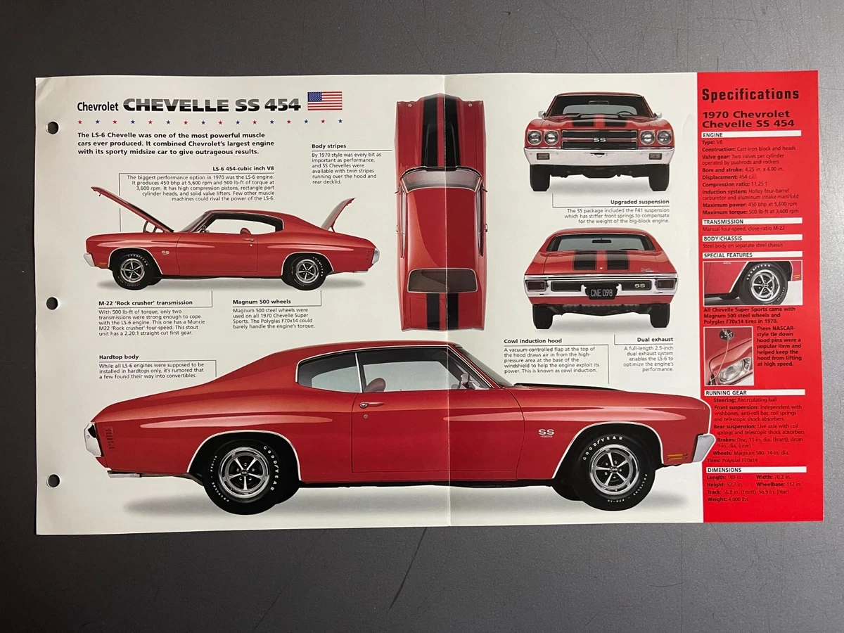 1970 Chevy Chevelle Ss 454