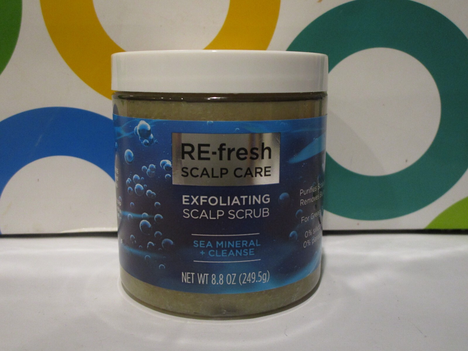 RE-FRESH SCALP CARE ~ EXFOLIATING SCALP SCRUB SEA MINERAL + CLEANSE ~ 8 ...