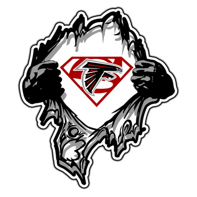 Atlanta Falcons Super S Logo #7 Football Sticker Waterproof Vinyl Decal ...