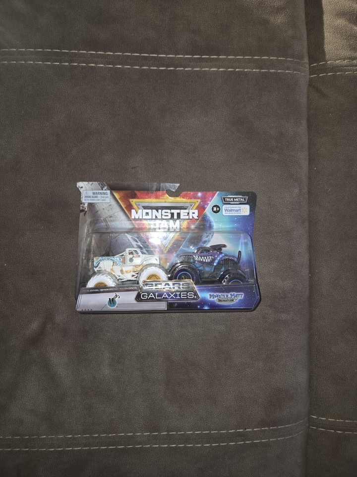 Monster jam gears and Galaxy 2 packs.. Walmart exclusives., very hard ...
