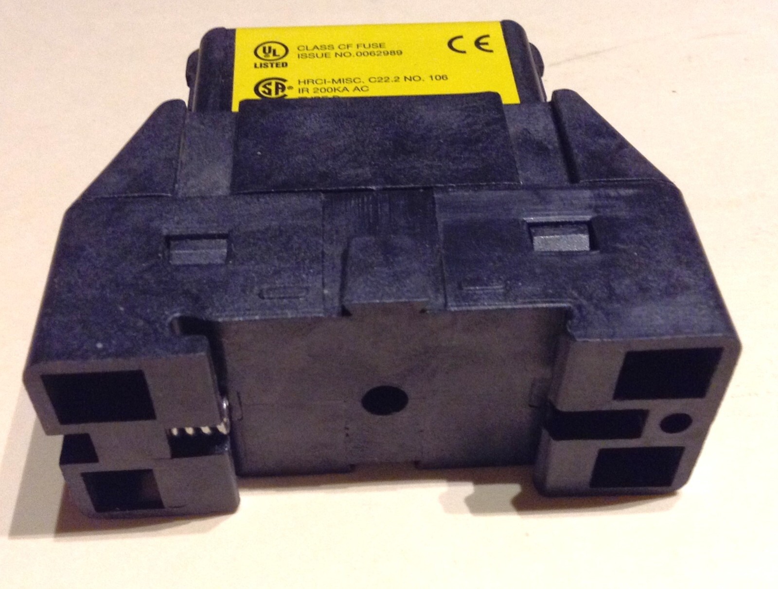 Bussmann TCFH60N Fuse Holder & TCF30RN 30 Amp Fuse Din Rail Fuse Holder ...