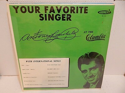 TONY CURBELO At tHE Columbia Spanish Restaurant Your Favorite Singer ...