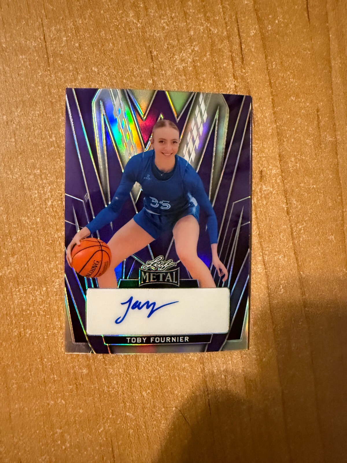 2024 Leaf Women of Sport - Toby Fournier - Purple Prismatic Refractor ...
