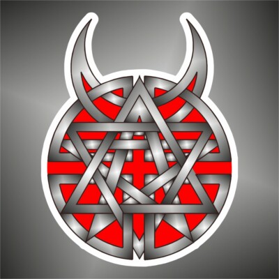 AUTOCOLLANT Disturbed MUSIC decal STICKER HARD ROCK METAL PUNK rap pop ...