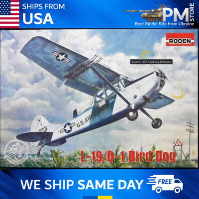 Roden 409 Cessna L-19/0-1 Bird Dog US surveillance aircraft model kit 1 ...