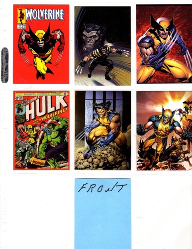 WOLVERINE CUSTOM NOVELTY TRADING CARD 6 CARDS SET | eBay