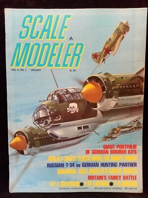Scale Modeler Magazine Military Model Maker Issue January 1971 German ...