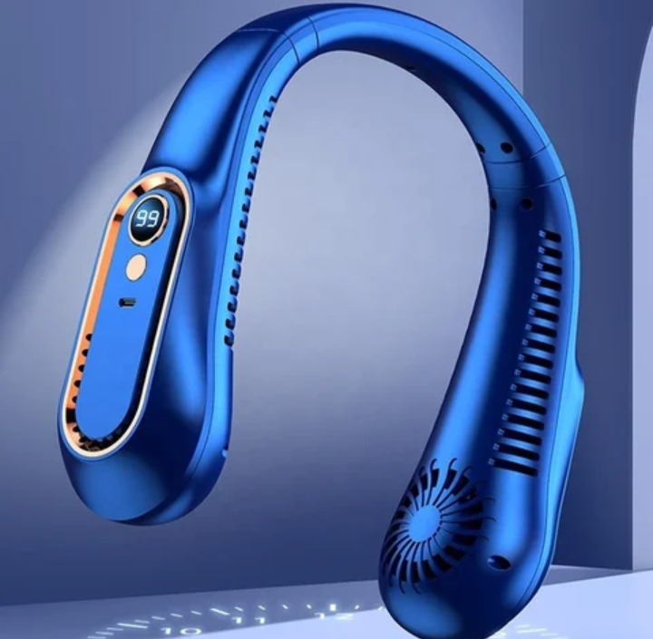 Portable Neck Fan Neckband Cooler Pro Style USB Rechargeable Neck Fan ...
