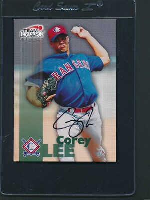 1999 Team Best Corey Lee Rangers Signed Auto *D1760 | eBay