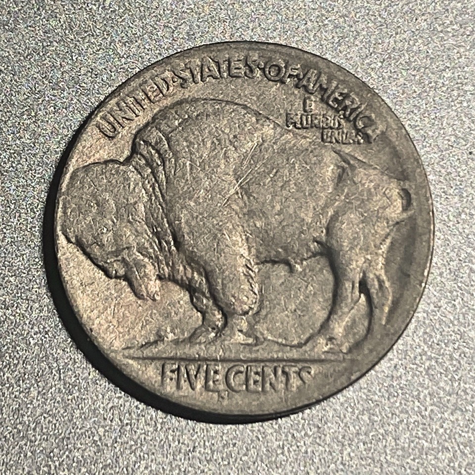 1921-S Buffalo Nickel Key Date. Horn Details. Full Date. Holo-restored ...