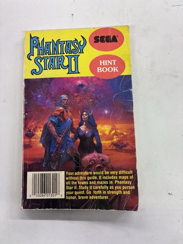 Phantasy Star II Guide Book Strategy Hint RPG Sega Color Maps Genesis ...