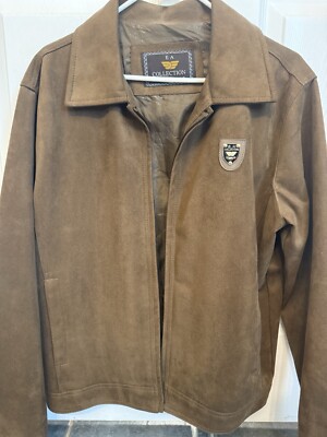 EA Collection Italy Style suede Brown jacket | eBay