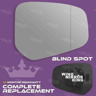 Right driver side Wide Angle wing mirror glass for Ford Transit Courier ...