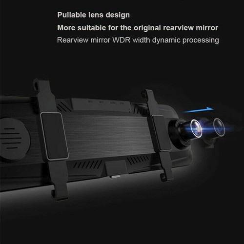 Car Mirror 1080P Back Camera Dual Lens Video Recorder 10inch Touch ...