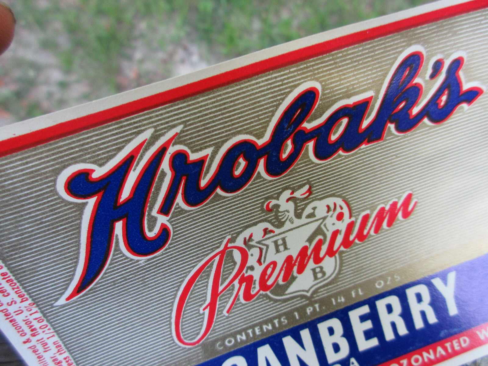 *NEW* Hrobak's Premium Loganberry Soda Antique Vintage Soda Beverage ...