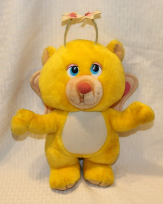 Vintage 1985 Hasbro Softies WUZZLES Plush Yellow Butterfly Bear 12 ...